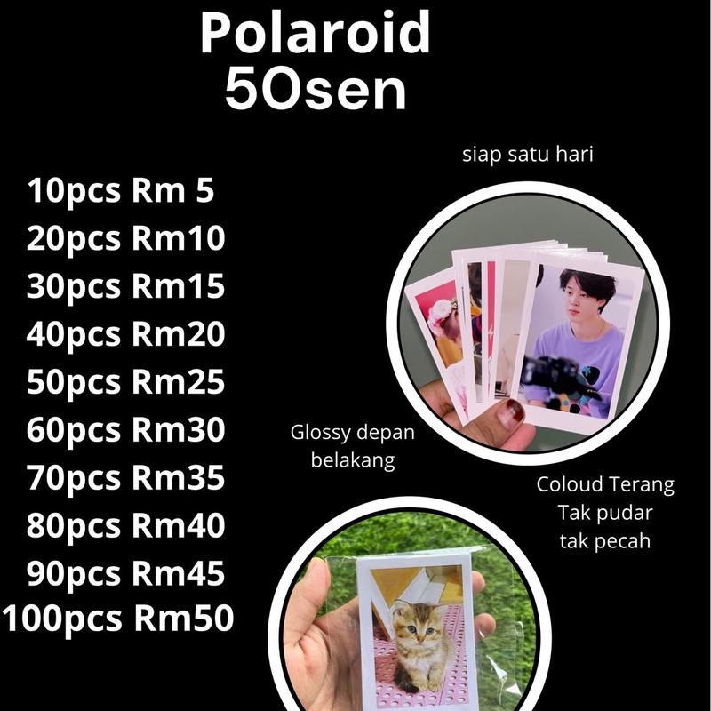 Polaroid Murah high Quality - TikTok Shop Malaysia