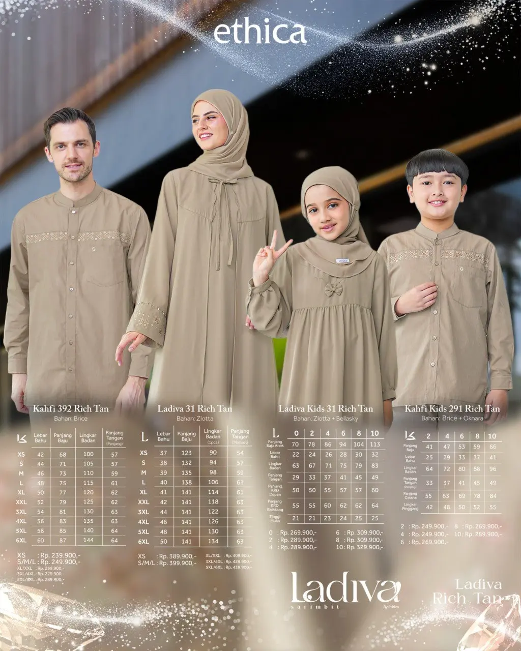 Sarimbit Ethica 2026 Ladiva Rich Tan New Release - Shop | Tokopedia