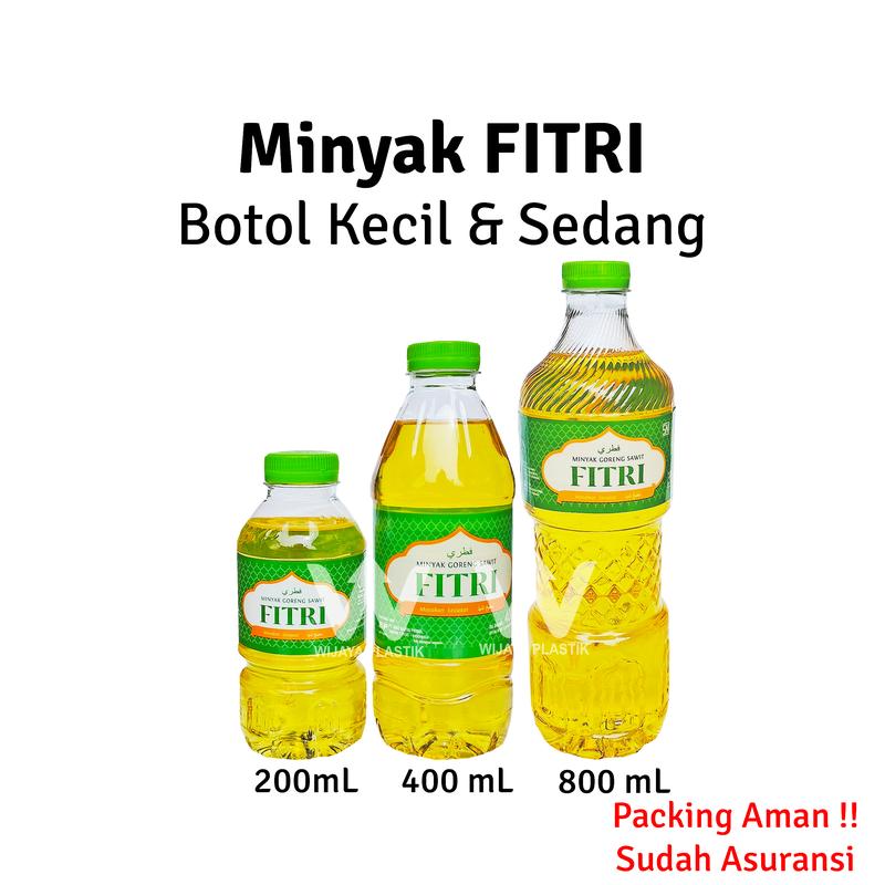 Minyak BOTOL Mini [FITRI, FRAISWELL, RIZKI] 200 400 500 800 mL 1L ...