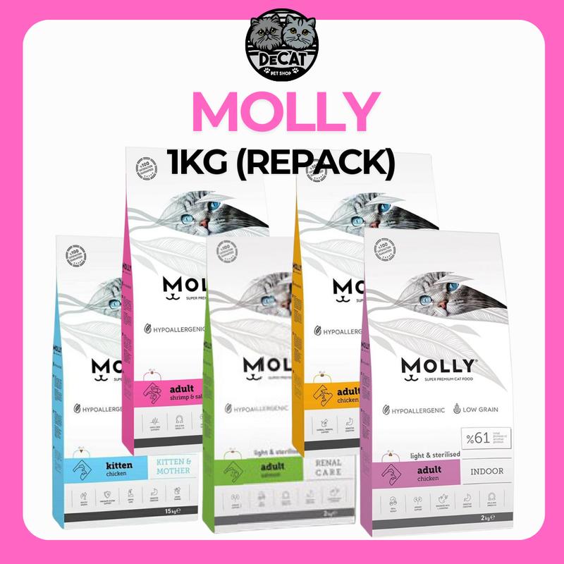 [REPACK] Molly Premium Cat Food (Kitten/Shiny Hair/Renal Care/Hairball ...