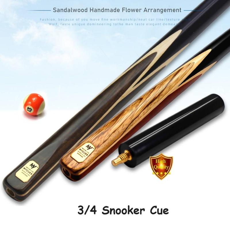 Snooker Cue Set 9.5mm Tip Size, Premium Sandalwood Snooker Cue ...