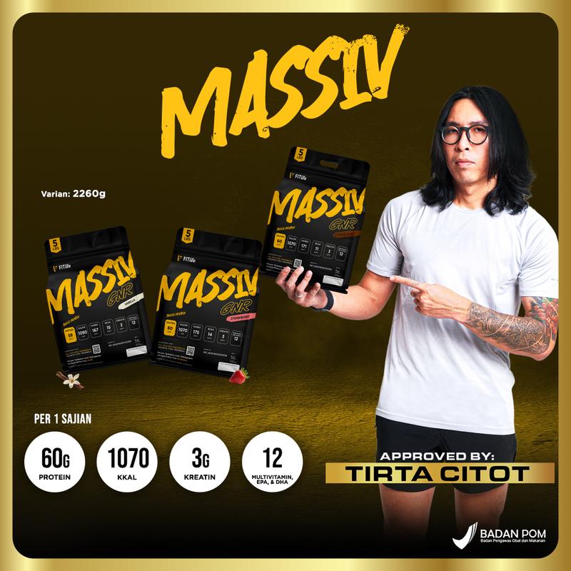 FITlife Massiv 5 lbs 2260 gram (MPro Upgraded) - Shop | Tokopedia