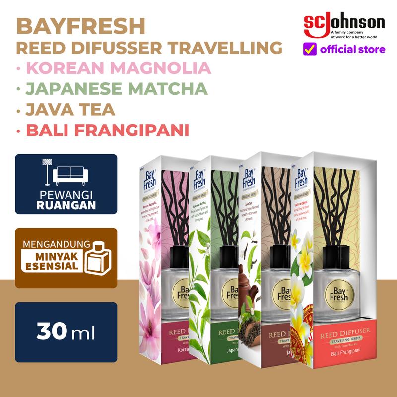 Bayfresh Reed Diffuser Travelling series 30ml & Java Tea 30m - Shop ...
