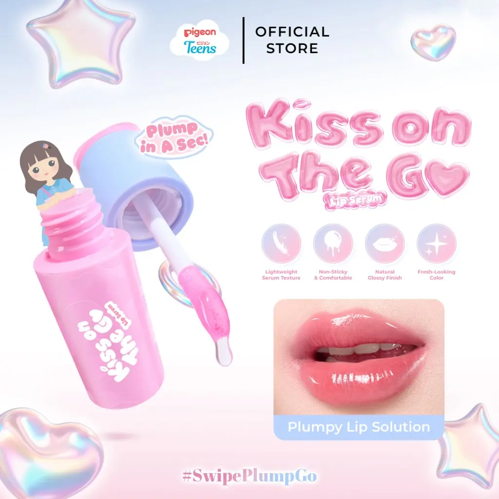 [NEW LAUNCH] Pigeon Teens Kiss On the Go Lip Serum 2ml |Tinted Magic ...