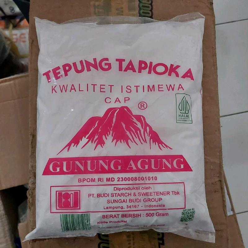 tepung tapioka cap gunung agung 500 gr - Shop | Tokopedia