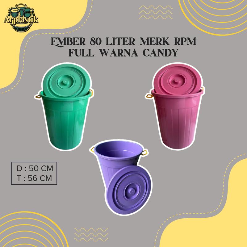 EMBER 80 LITER WARNA CANDY RPM - Shop | Tokopedia