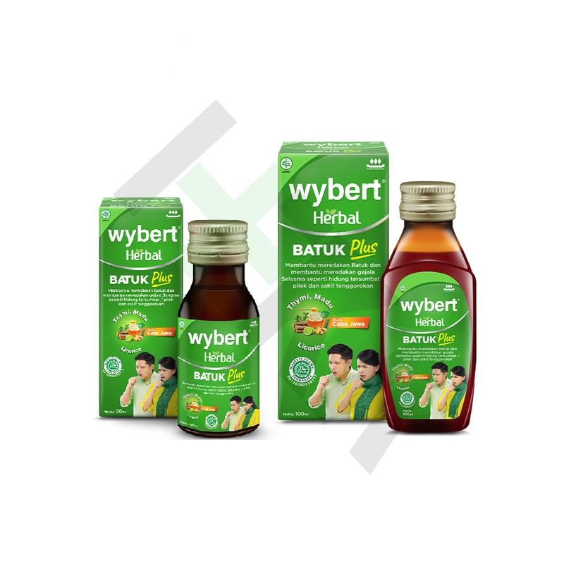 Wybert Herbal Batuk Plus Madu Botol - Obat Batuk Sirup Tenggorokan ...