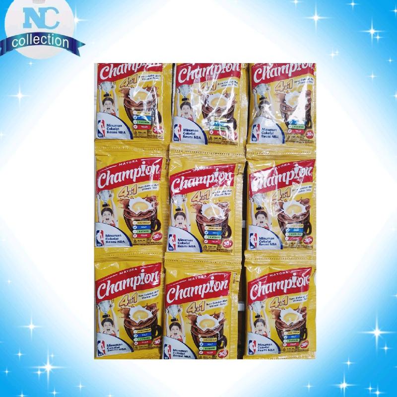 ENERGEN CHAMPION RENCENG 4in1 SUSU COKLAT-MALT-VITAMIN-TELUR isi 10 ...