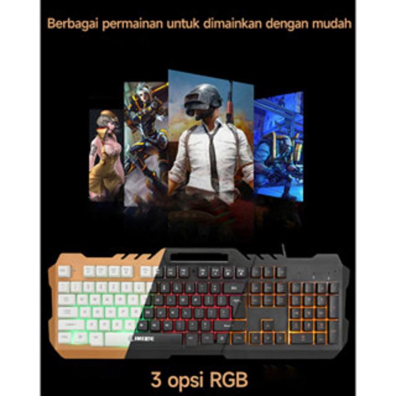 HW Keyboard Gaming Keyboard Mekanik K21 Tahan Air RGB Gaming Keyboard ...
