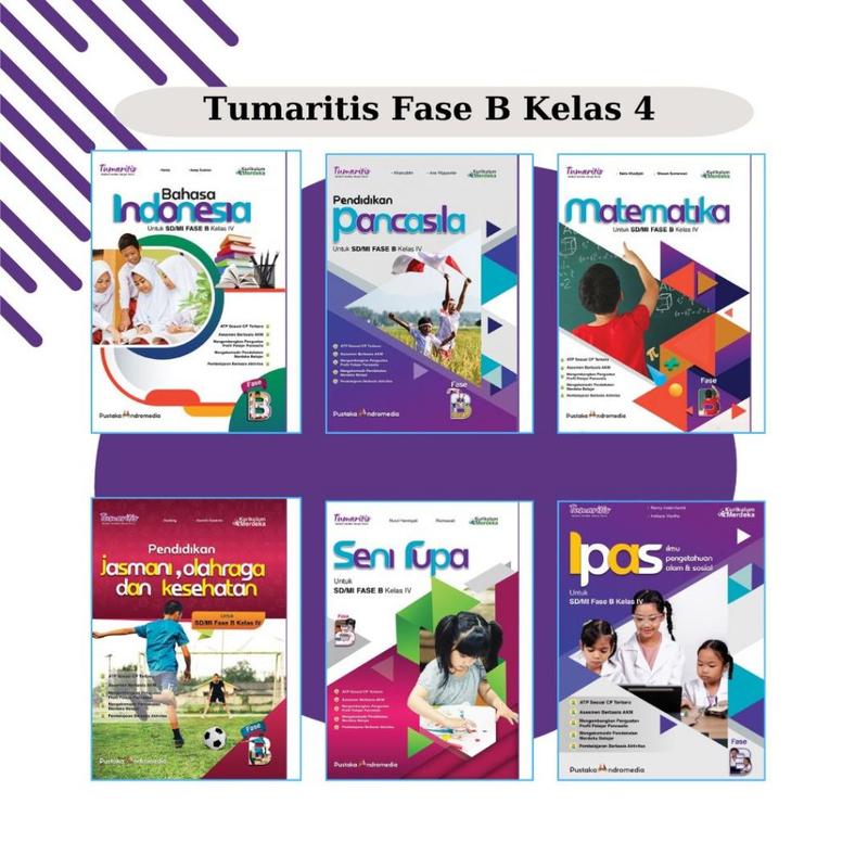 Buku Modul Tumaritis Fase B Kelas 4 Bahasa Indonesia, Matematika ...