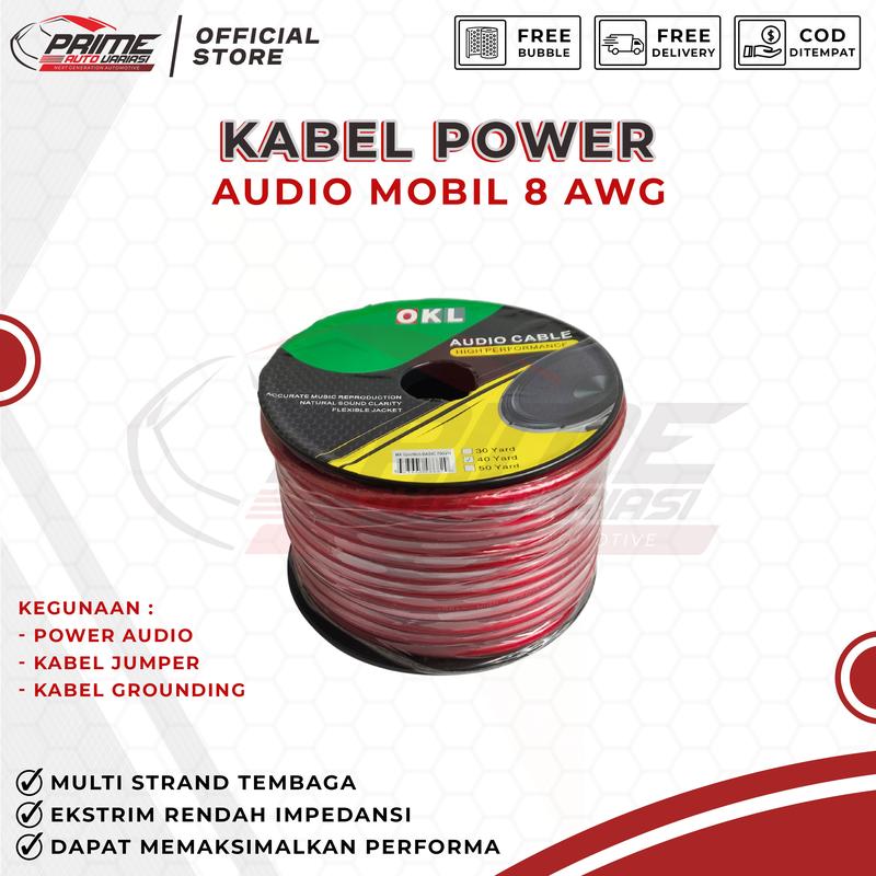 Kabel Power Audio Mobil 8 AWG DCS - PERMETER - Shop | Tokopedia