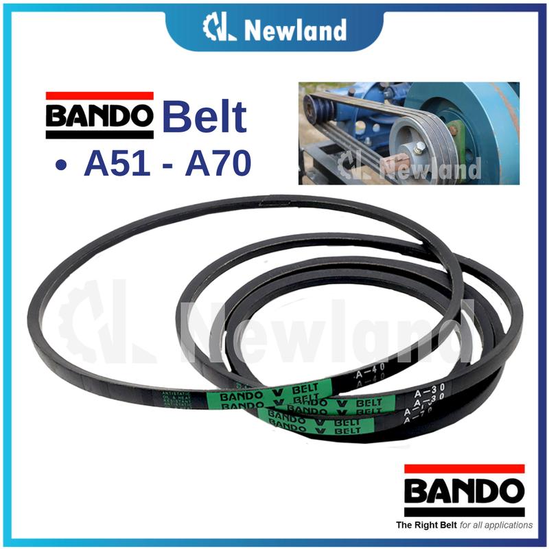 BANDO Belt V (Type A) Size A51 - A70 (Machinery / Tractor / Industrial ...