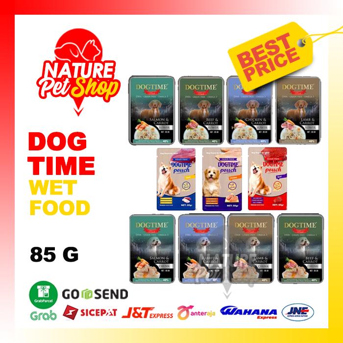 Jual Makanan Anjing DOGTIME Pouch 85g Wet Food - Jakarta Barat - Nature ...