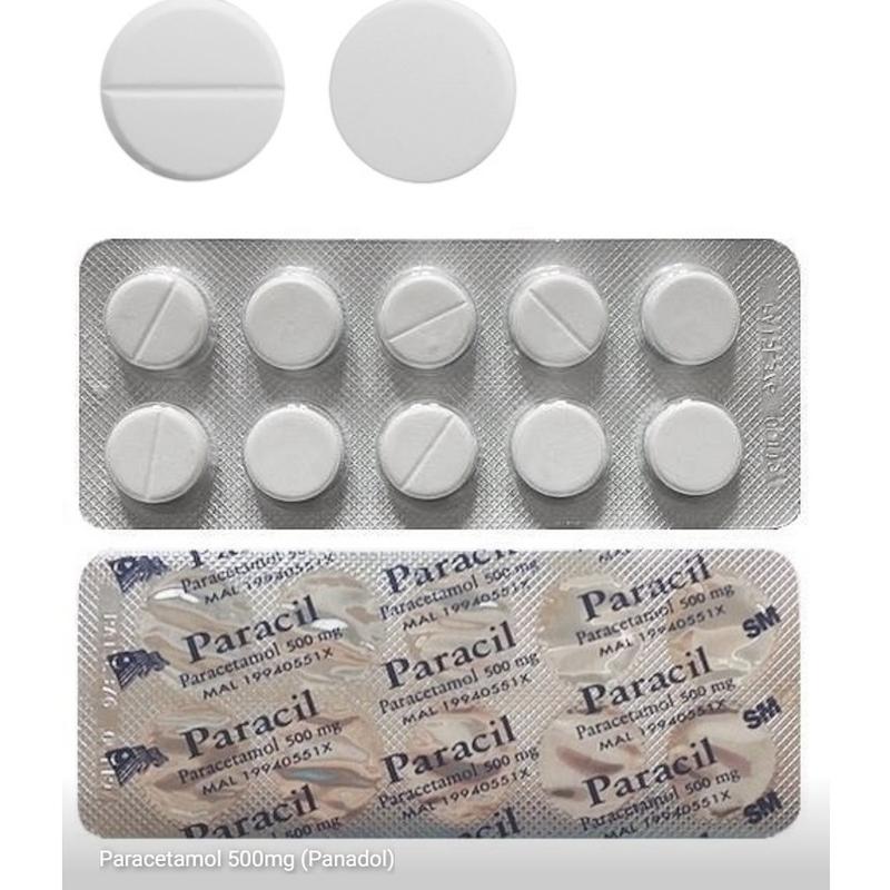 PARACIL PARACETAMOL 500MG TABLET 1 STRIP/ 10'S - TikTok Shop Malaysia