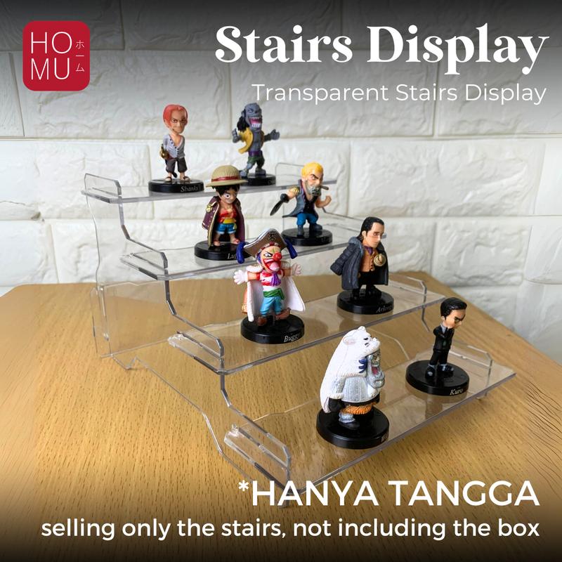 (HANYA TANGGA) HOMU Stairs Display Transparent Acrylic Actio - Shop ...