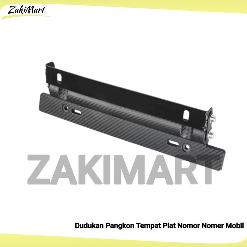 Dudukan Plat Nomor Mobil Frameless Tatakan Cover Plat License Plate ...
