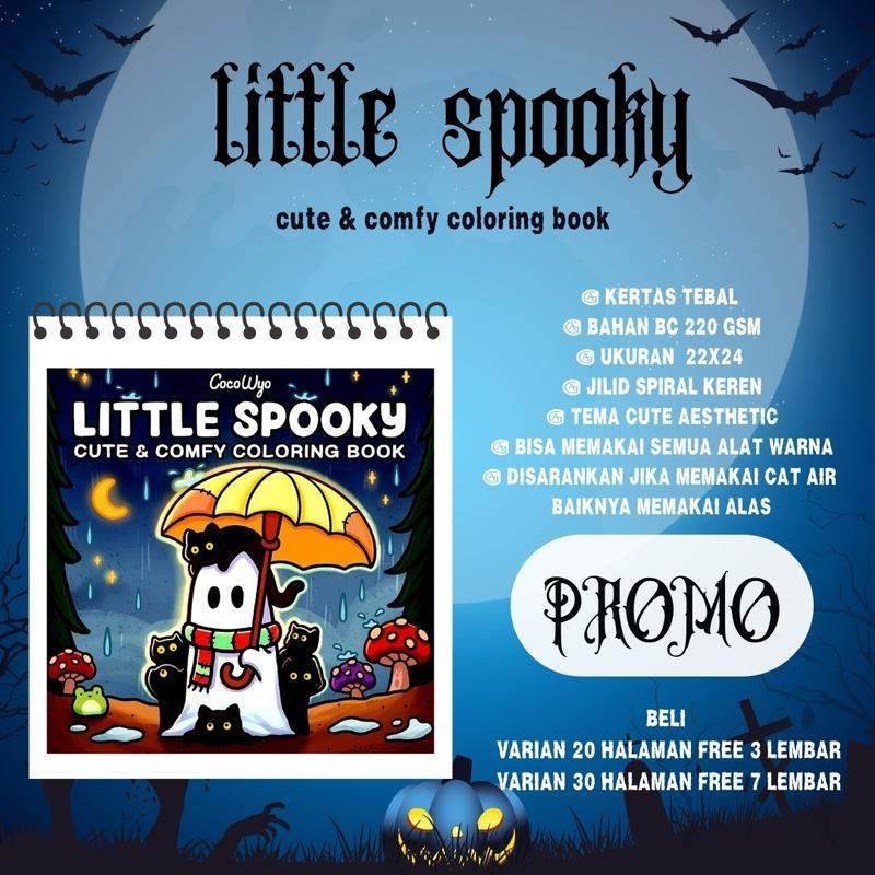 Little Spooky Cute And Comfy Coloring Book CocoWyo Buku Mewarnai - Shop ...