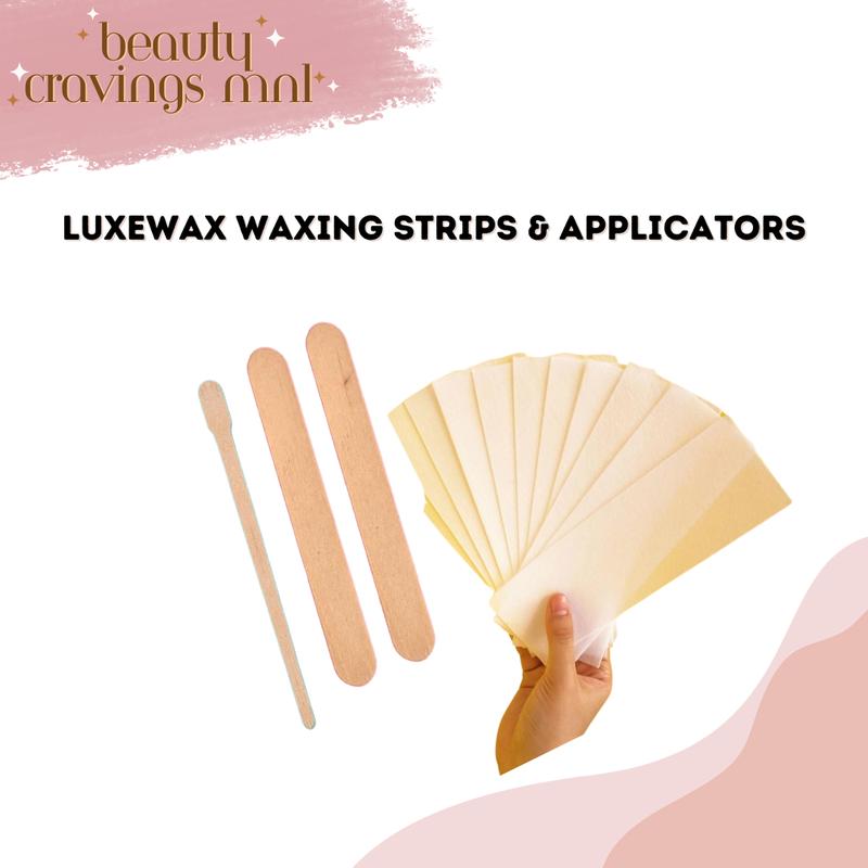 Luxewax Waxing Strips & Applicators - TikTok Shop Philippines