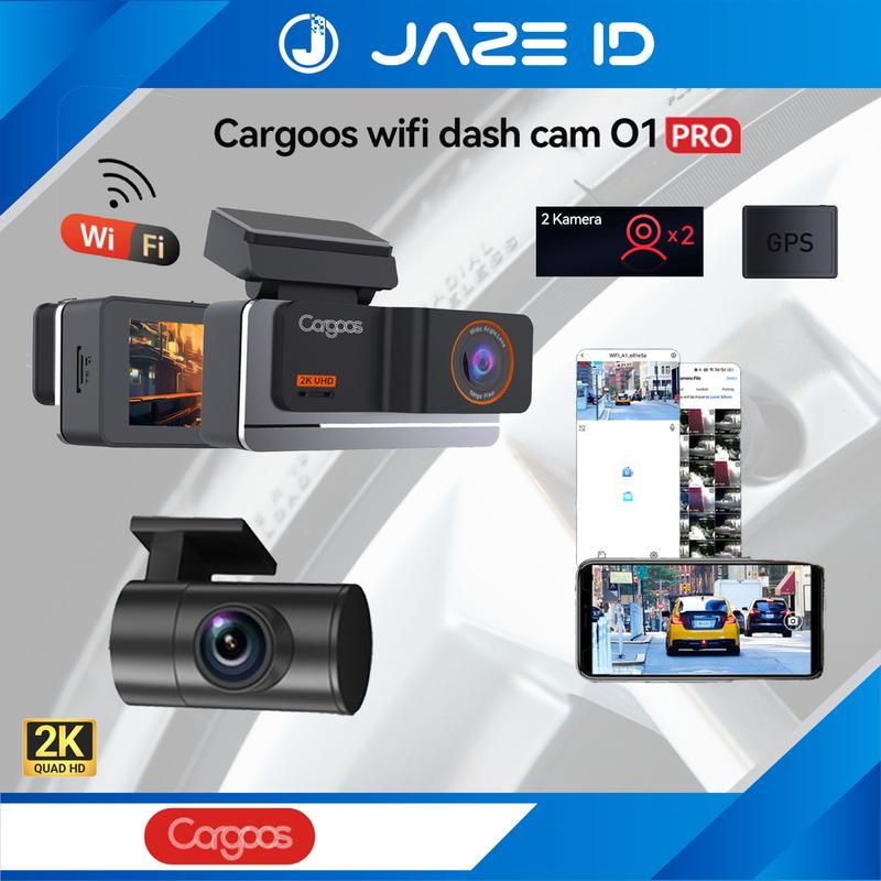 Cargoos 01 Pro Dash Cam 2K Car DVR Mobil GPS 2 Kamera Camera - Shop ...
