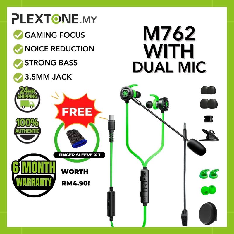 PLEXTONE M762 Noise Reduction In Ear Earphone Gaming Earphon - TikTok ...