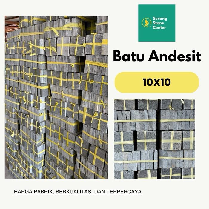 Jual Batu Andesit Bakar ukuran 10x10 cm (Batu Alam) - Kota Serang ...