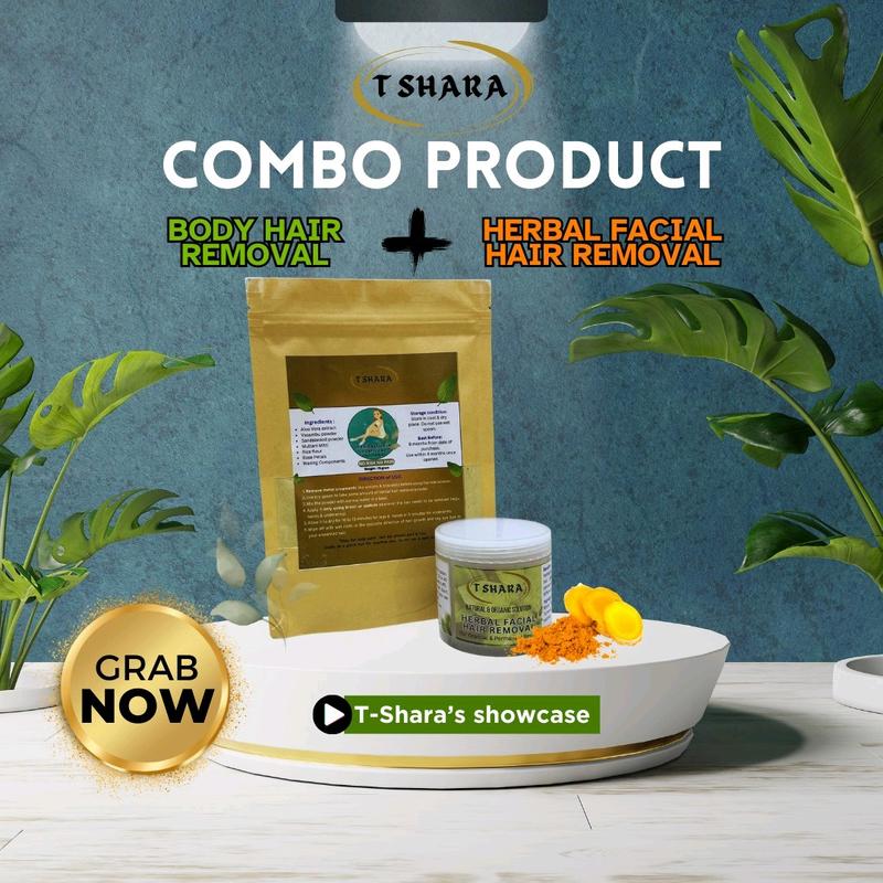 T-Shara Hair Removal Combo Pack -Body Hair Removal (for instant ...