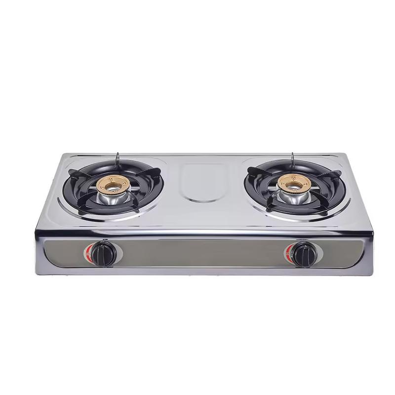 Gas Stove Double Burner Stainless Steel Dapur Gas Murah Dua Lubang ...