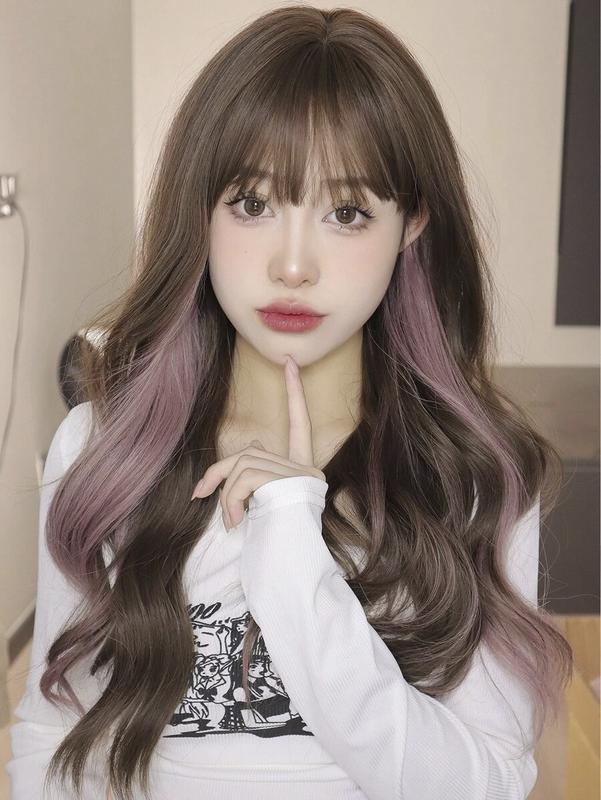 Rambut Palsu Sintetik, RAMBUT, Gaya Berombak Perang Panjang, - TikTok ...