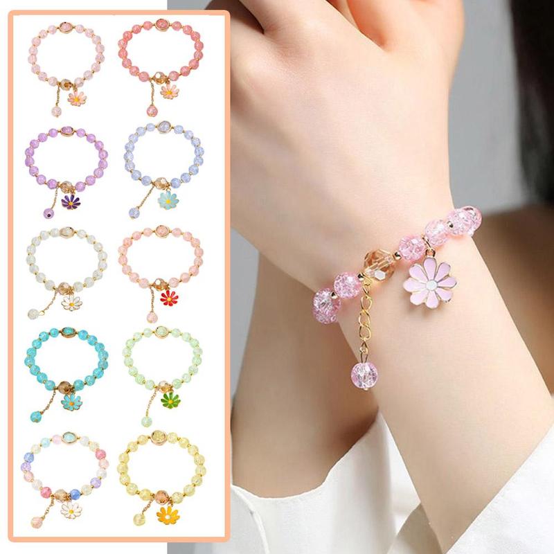 Gelang Tangan, Fesyen, Dengan Bunga Daisy, INS Popular, Gelang - TikTok ...