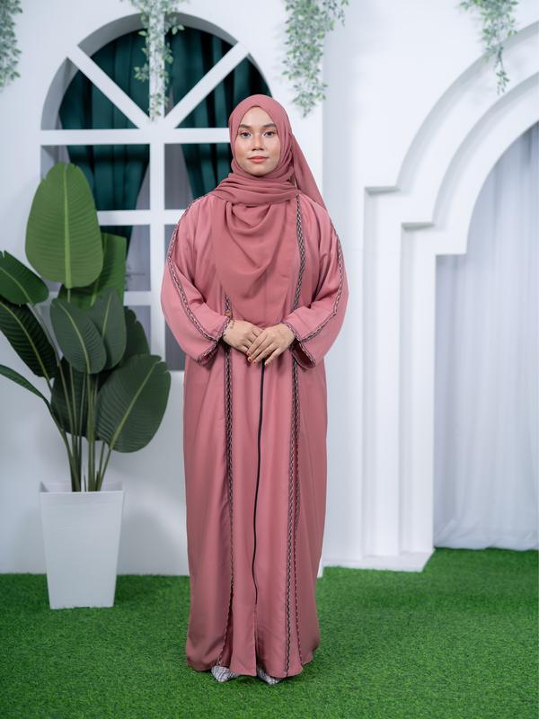 ABAYA YUNA - Material Nidha Potongan Lurus Abaya Sarung Mesr - TikTok ...