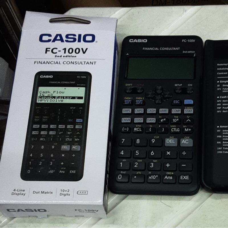 Casio FC 100 V / Calculator Financial - Shop | Tokopedia