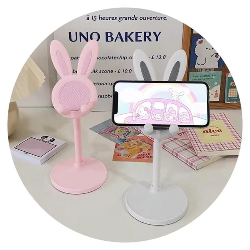 Cute Bunny Phone Stand Adjustable Height Angle Desktop Holde - TikTok ...