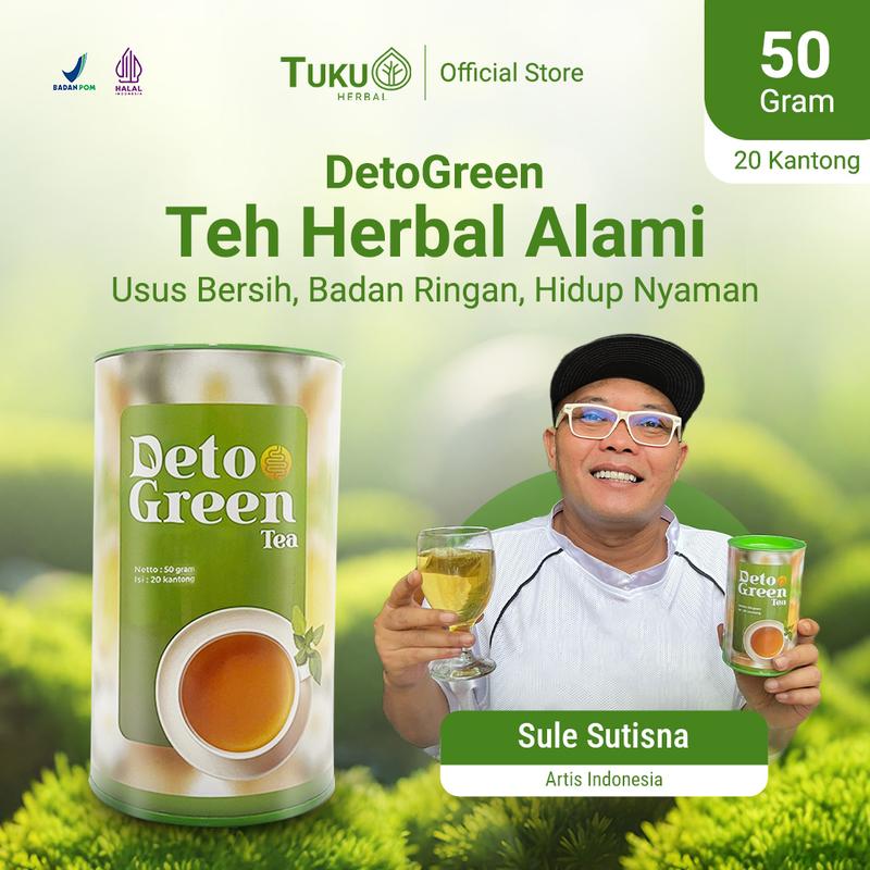 Detogreen Teh Celup Membantu Sistem Pencernaan - 50gram - Shop | Tokopedia