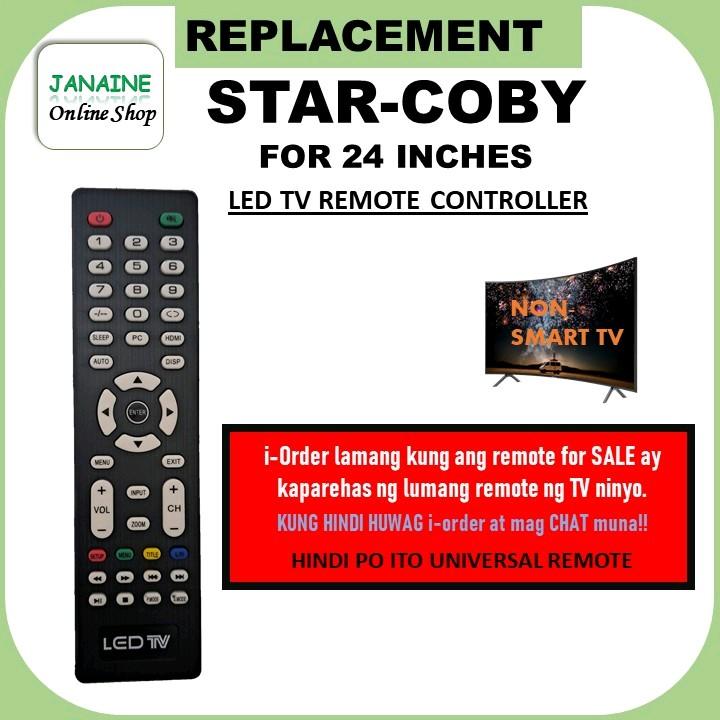 STAR-COBY 24inches LED TV REMOTE CONTROLLER BASIC NON-SMART TV - TikTok ...