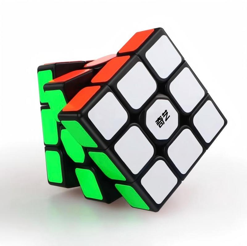 ลูกบาศก์มายากลความเร็ว, QiYi, 3x3, Sail W Qihang, สีดำหรือสีขาว ...