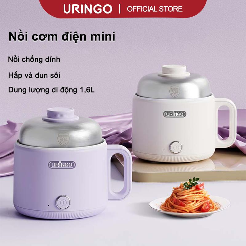 Nồi Điện Mini, URINGO, Thiết Kế Bát Đôi Chống Dính, Đa Chức Năng ...