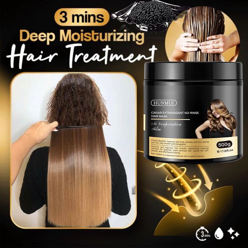 HUNMUI Caviar Luxurious Leave-In Hair Mask 500g For All Hair - TikTok ...