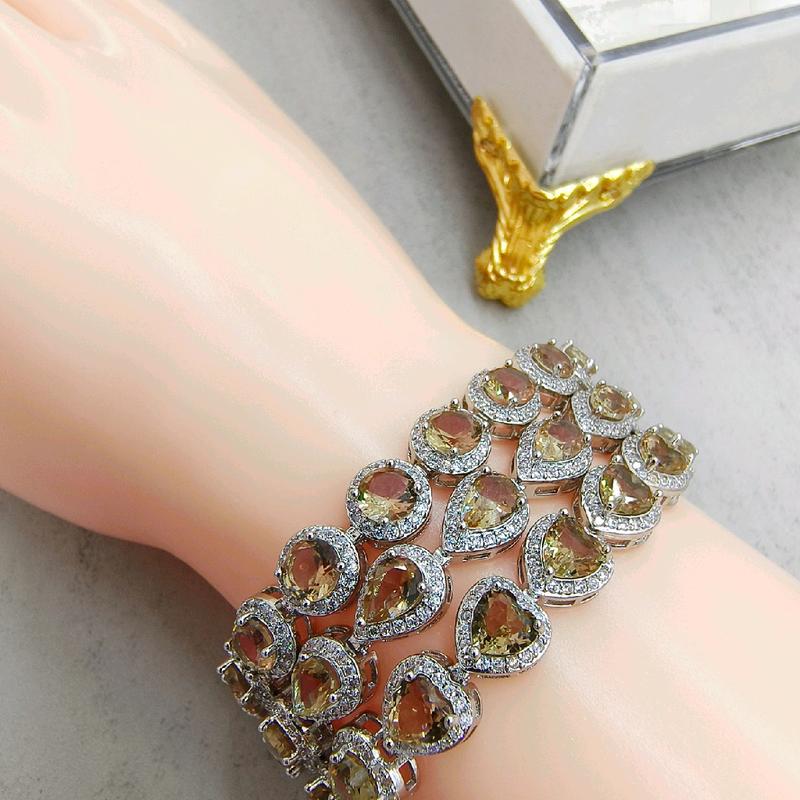 [ZULTANITE BRACELET] Changing Colour Stone Bracelet - Rantai Tangan ...
