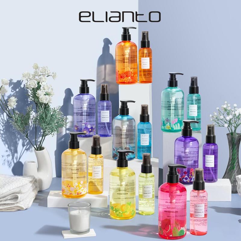 Elianto Set Gel Mandian Berharuman & Semburan Badan (Wangi, Tahan ...