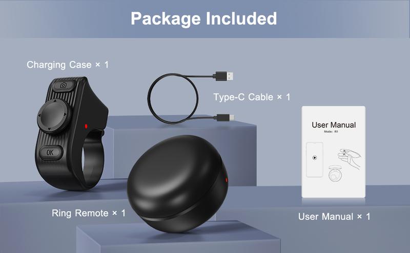 PUTARE Scrolling Ring, Wireless Thumbstick Remote Control fo - TikTok Shop