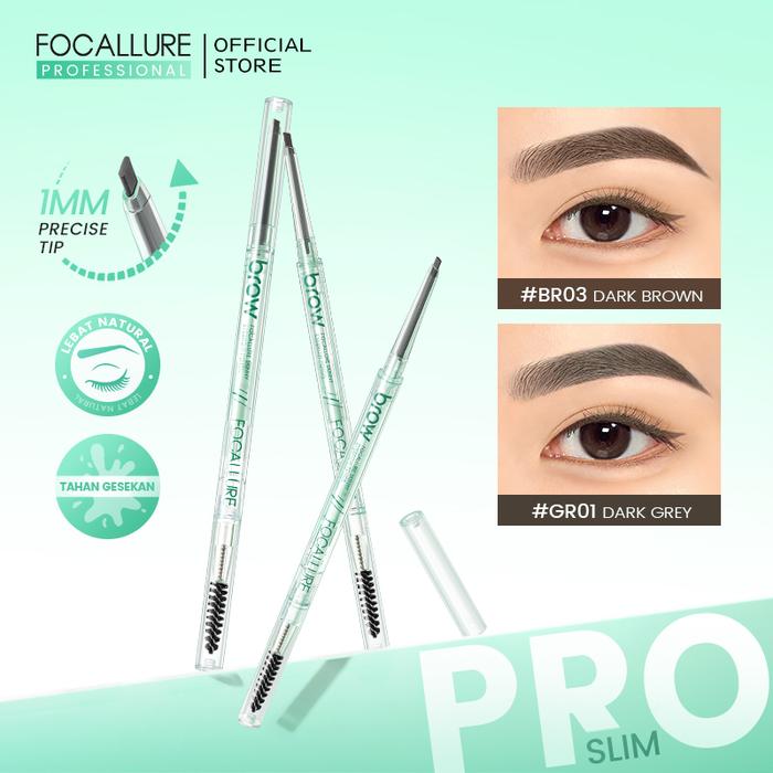 Promo [Official] FOCALLURE Pro-slim Precise Defining Eyebrow Pencil 1MM ...