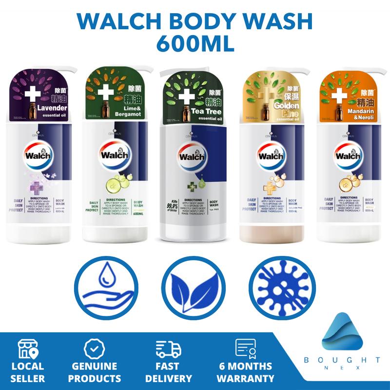 Walch Body Wash 600ml Nourishing Cleanse Protect Refresh wit - TikTok ...