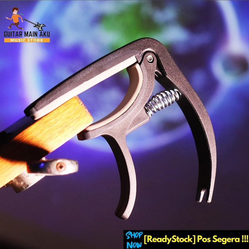 Pos Segera Guitar Capo nylon capo metal silicone guitar Capo - TikTok ...