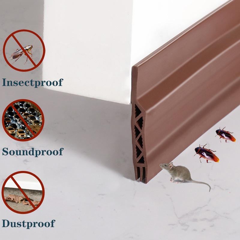 SUKE*In Stock*Door Bottom Seal Gap Stopper Strip Soundproof Windproof ...