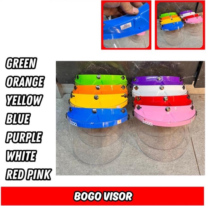 100% ORIGINAL BOGO VISOR BOGO 3 BUTTON CAP SMOKE CLEAR DARK SMOKE ...