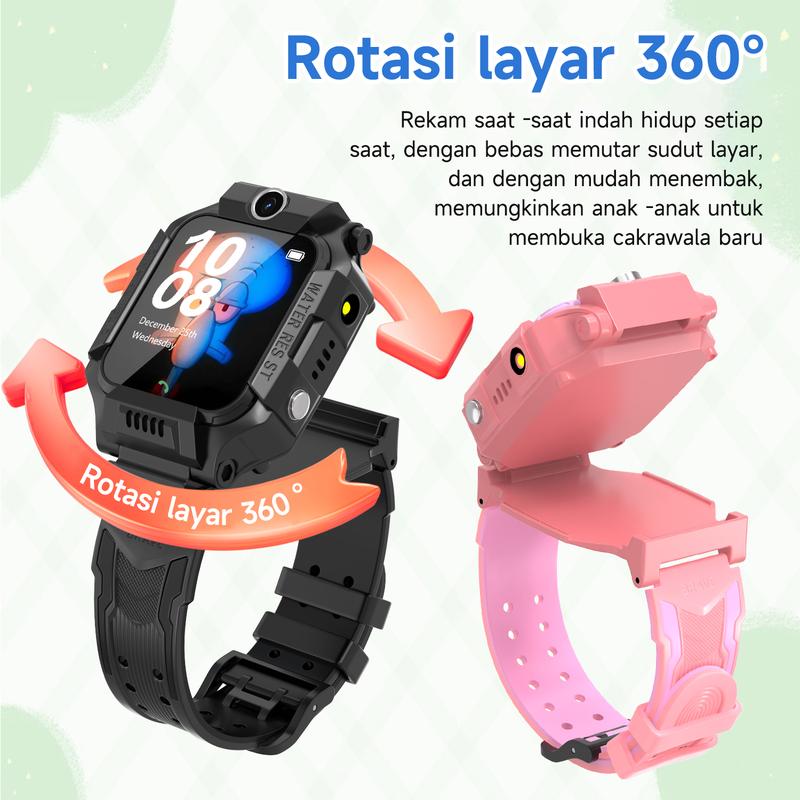 【Hancdon】Q19 jam Tangan Pintar Gratis/Jam Tangan Pria Wanita LED ...