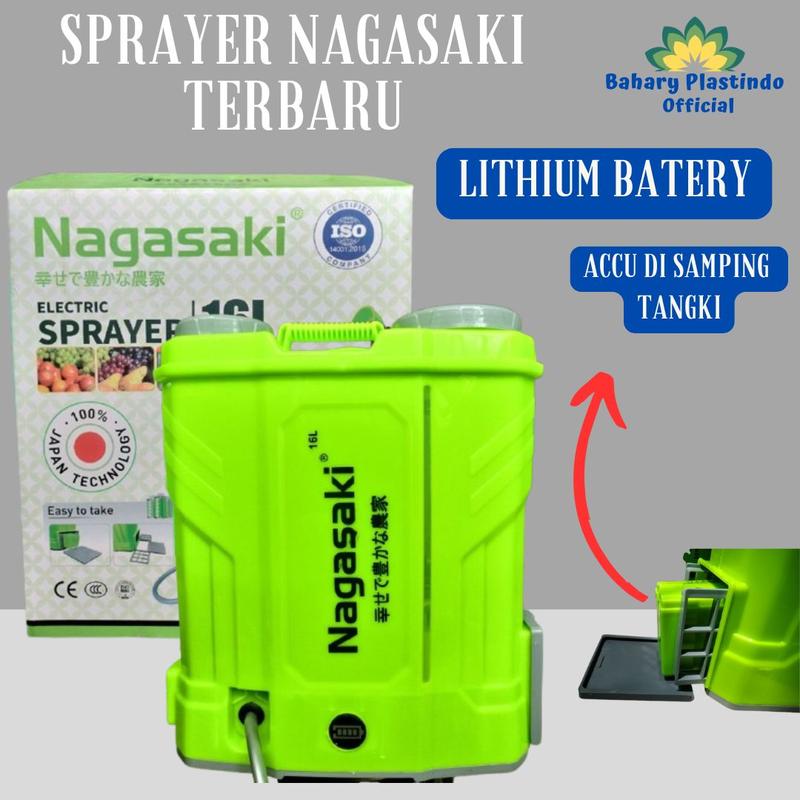 Tangki Semprot Electrik NAGASAKI 16L Sprayer Tanaman - Shop | Tokopedia