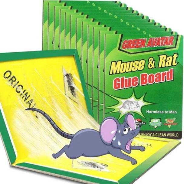Papan Pelekat Tikus / Mouse Sticker Trap / Mouse & Rat Glue Trap ...