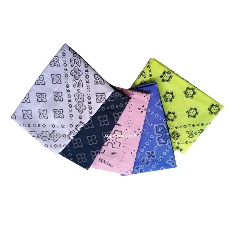 IsI 4 PCS SLAYER BANDANA BATIK MULTIFUNGSI/SAPU TANGAN SYAL BATIK ...