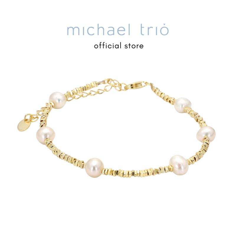 Michael Trio Exotic Radiance Pearl 925 Bracelet - TikTok Shop Singapore